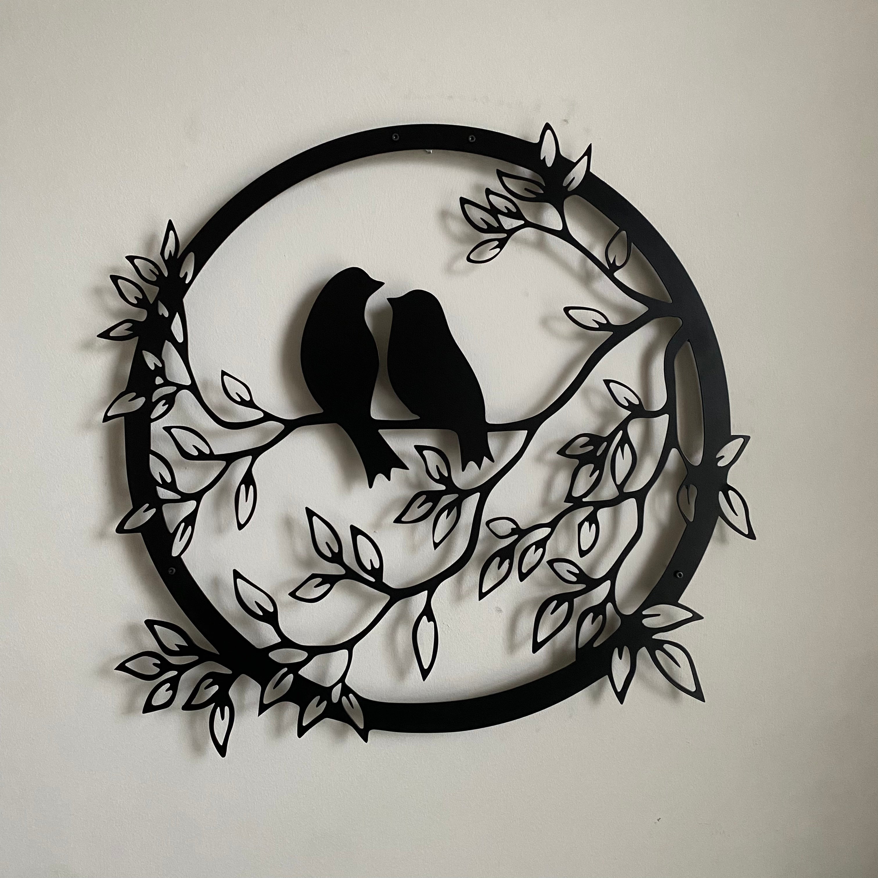 Handmade Metal Wall Décor – Sketch Plate