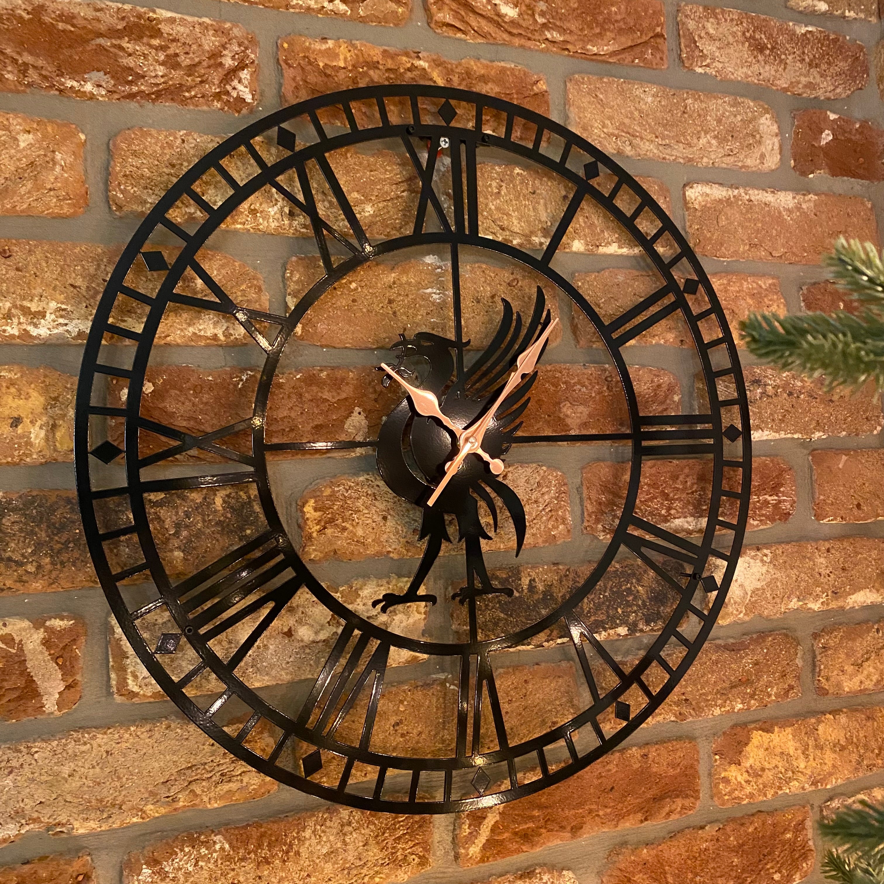 Bespoke Handmade Liverpool Metal Wall Clock – Sketch Plate